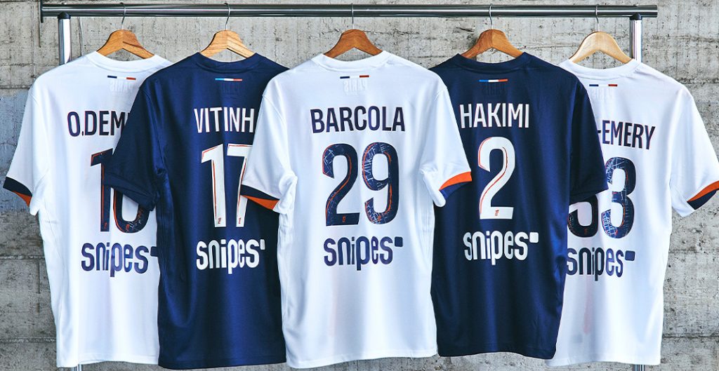 Le Paris Saint-Germain a un nouveau Sponsor : SNIPES